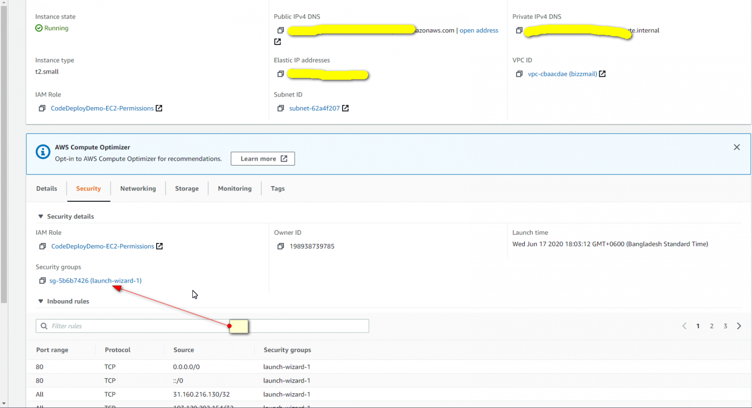 How to enable ping in aws EC2 instance – AWS with Atiq